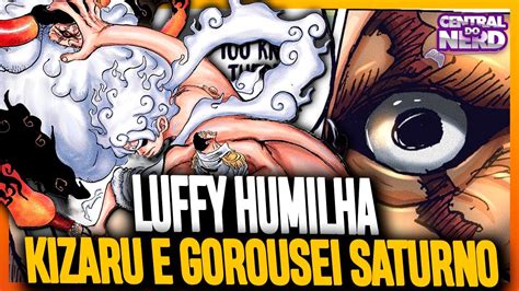 LUFFY HUMILHA KIZARU E GOROUSEI SATURNO JUNTOS EM EGGHEAD ONE PIECE