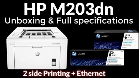 Hp Laserjet Pro M Dn Printer Full Specifications Review Youtube
