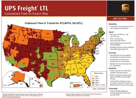 Ups Transit Time Calculator By Destination