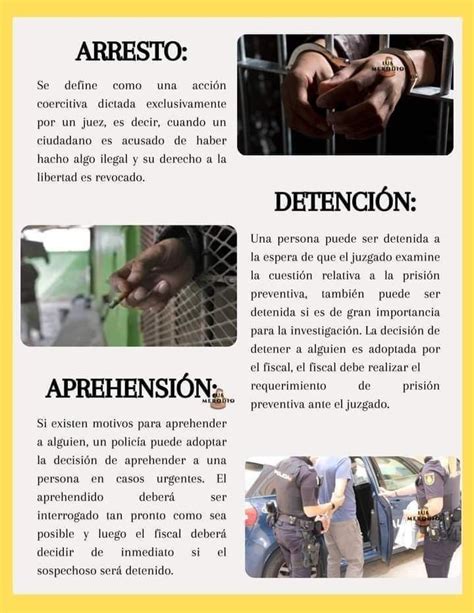 Arresto Detención Aprehensión Estudiantes de derecho Carrera de