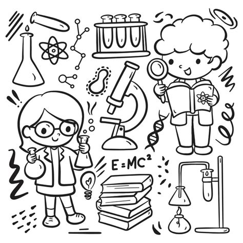 Dibujos De Ciencias Para Colorear