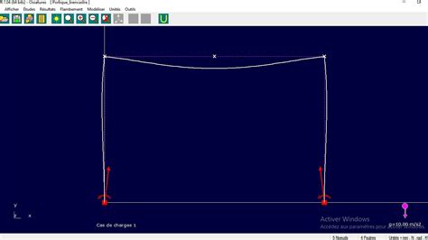 Tp Calcul Des Structures Tp N Tude D Un Portique Biencastr