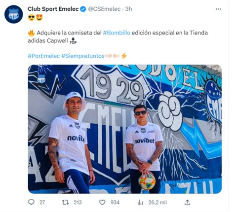 OFICIAL Emelec estrenó su nueva camiseta