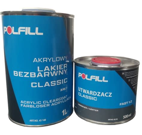 POLFILL LAKIER AKRLYOWY BEZBARWNY CLASSIC 2K HS 1L 43140 za 69 80 zł z