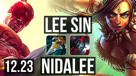 Lee Sin Vs Nidalee Jng M Mastery Games Dominating