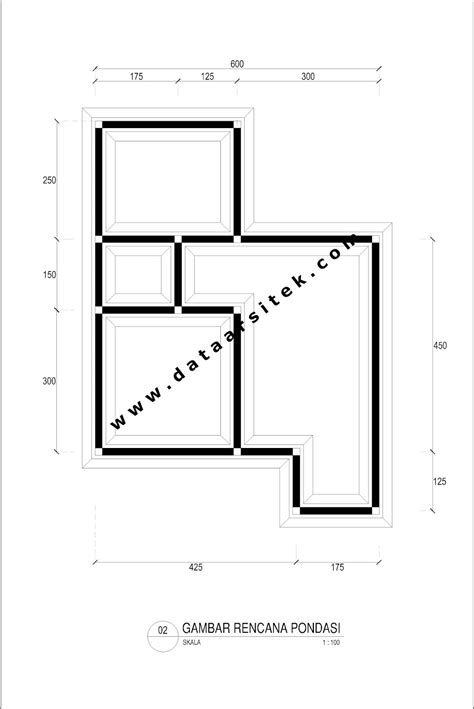 Gambar Mudah Menghitung Volume Biaya Pembuatan Pondasi Rumah Gambar