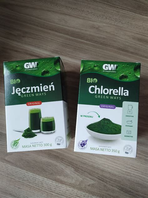 Bio Chlorella 350g i Jęczmień 300g Green Ways Warszawa Kup