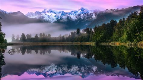 Fondos De Pantalla Naturaleza Paisaje Rboles Bosque Lago Nubes