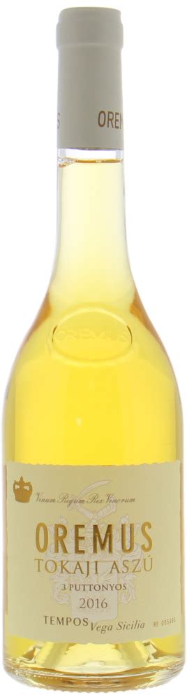 Tokaj Aszu 3 Puttonyos 2016 Oremus Buy Online Best Of Wines