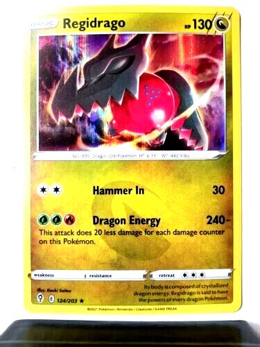 Regidrago Holo Rare Pokemon TCG Card 124 203 EBay