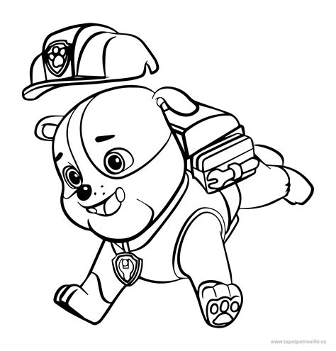 Coloriage De Ruben Veux Jouer La Pat Patrouille