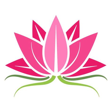 Lotus Plant Icon Png Svg Design For T Shirts Flor De Loto Dibujo