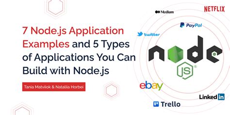 Node Js Application Examples Types Keenethics