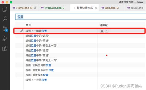 vscode中修改“上一次编辑位置”的快捷键 上一个编辑点 mac的vscode怎么跳到上次编辑的地方 csdn博客