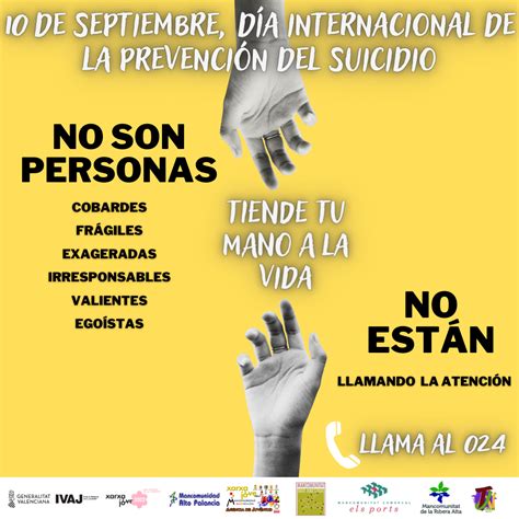Día internacional de la prevención del suicidio Mancomunidad Bajo Segura
