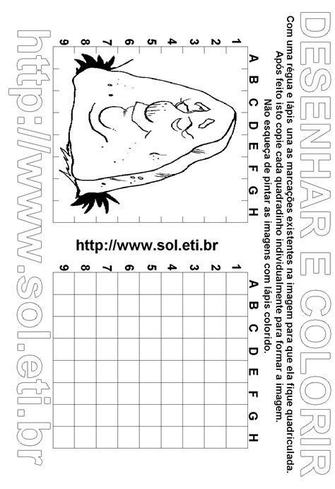 Desenho Quadriculado Para Colorir Revoeduca