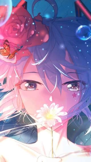 玫瑰少女壁纸 玫瑰少女手机壁纸 玫瑰少女手机动态壁纸 元气壁纸