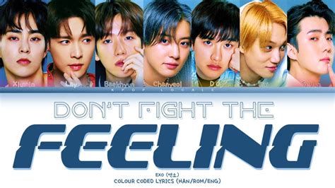 EXO 엑소 Don t Fight the Feeling Lyrics Colour Coded Lyrics HAN ROM