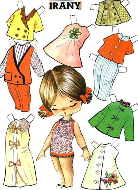 Boneca de papel troca roupas Paper Doll Anos 80 e 90 Você se Lembra