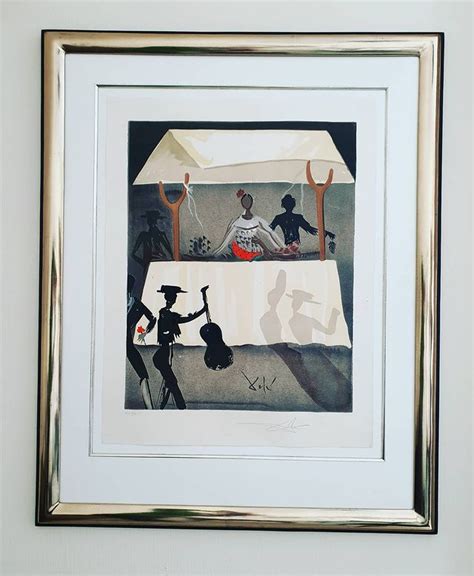 Galerie Wehr Auf Instagram Salvadordali Modellrahmen 23ct Platin