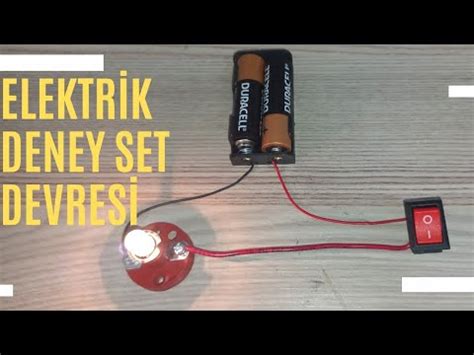 Basit Elektrik Devresi Nas L Yap L R Devre Elemanlar Nelerdir Youtube