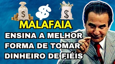 Empresário da fé SILAS MALAFAIA ensina a tomar dinheiro de crentes