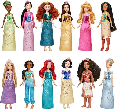 Disney Princess Royal Collection 12 muñecas de Moda con Faldas y