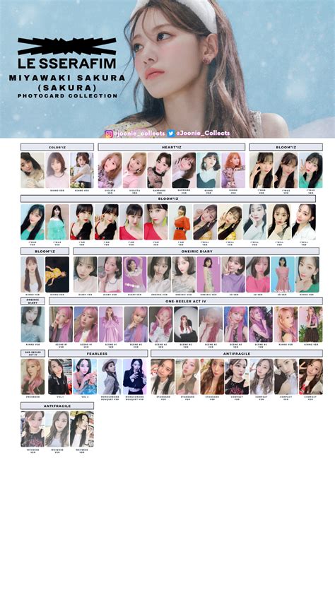 SAKURA Template Sakura Photocard Photo Cards