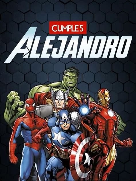 Avengers Video invitación de Cumpleaños Video Invitaciones su