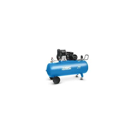 ABAC Compresseur pistons bi étagés 400V Tri 500 L 54m3 h 75 CV roues