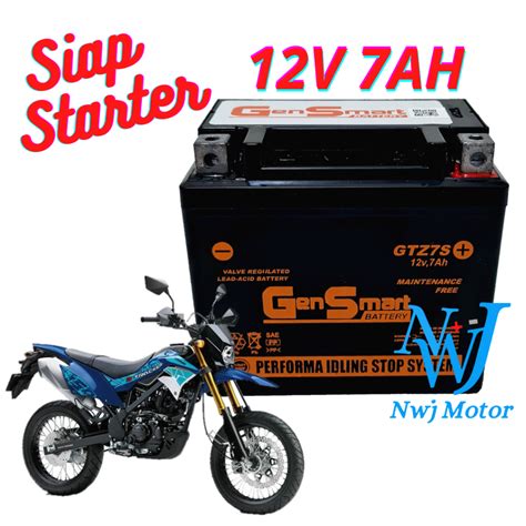 Jual Aki Kering Motor Kawasaki KLX 150 D Tracker GTZ7S GTZ6V YTZ6V GS