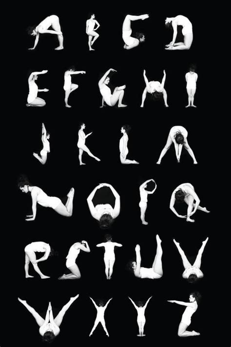 Human Letterforms By Tyler Lyons Via Behance Graffiti Alphabet