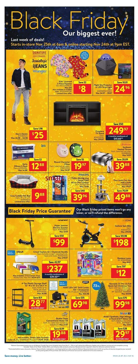 Walmart Black Friday Sale Flyer November 24 To 27 2022