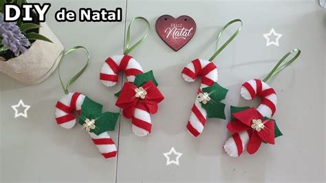 Como Fazer Enfeite De Natal Facil E Rapido Ideia De Natal Bengala