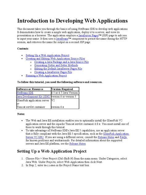 introduction to web applications pdf java server pages java programming language