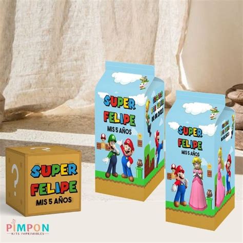 Kit Imprimible Personalizado Super Mario Bros Pimpon Imprimibles Porn