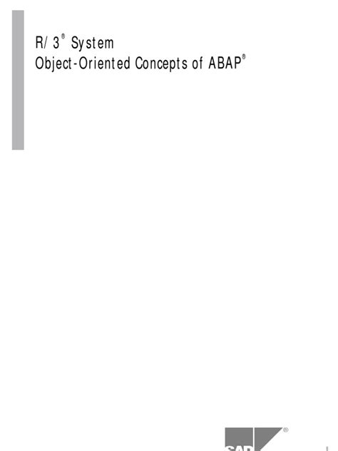object oriented concepts of abap pdf pdf inheritance object oriented programming class