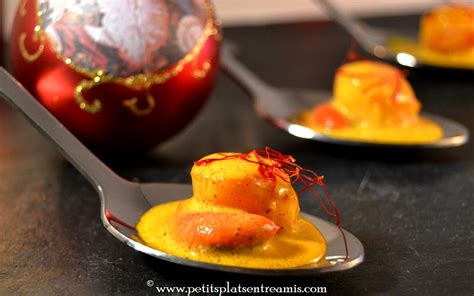 Bouchées de noix de saint jacques au safran Petits Plats Entre Amis