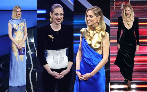 Chiara Ferragni Tutti I Vestiti Indossati Al Festival Di Sanremo 2023
