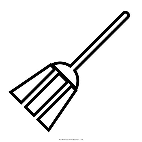 Imagem De Vassoura Para Colorir Imagem De Vassoura Para Colorir