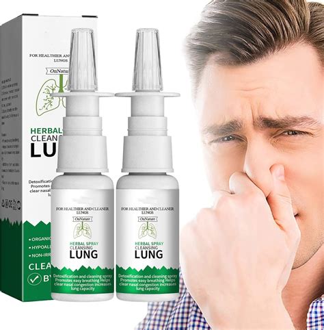 OnNature Organic Herbal Lung Cleanse Repair Nasal Spray Pro OnNature