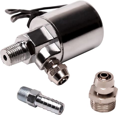 FARBIN Válvula solenoide de bocina de aire de 1 4 pulgadas NPT 12V 24V
