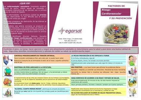 Pdf Triptico Factores De Riesgo