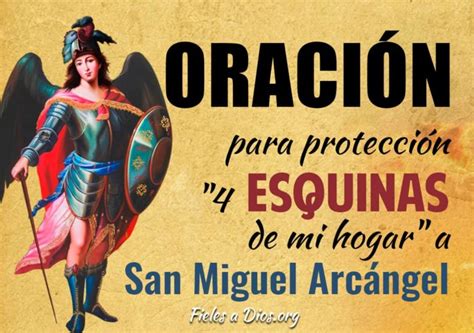 Oraci N San Miguel Arc Ngel Para Protecci N Del Hogar Las Cuatro