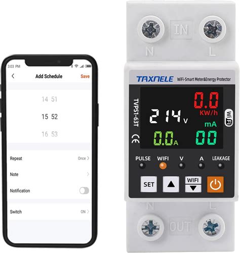 eMylo Compteur d énergie Wifi intelligent Mini Moniteur de puissance