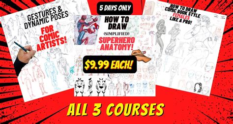 Flash Sale Get All Of My Comic Art Mastery Courses For Only Reg