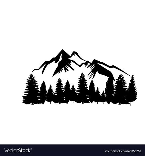 Mountains Royalty Free Vector Image VectorStock
