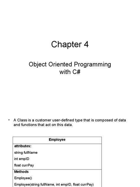 object oriented programming with c pdf method computer programming class computer