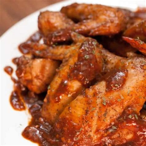 Sticky Baked Chicken Wings Recipe A Little Bit Of Spice
