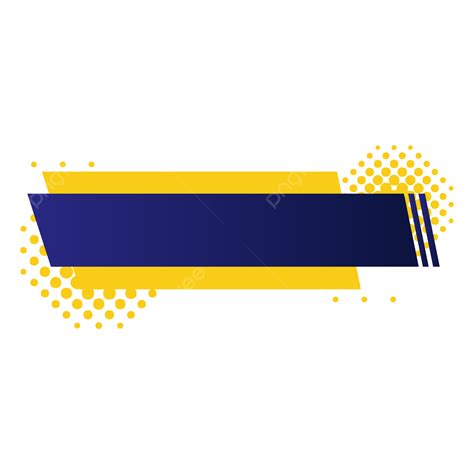 Banner De Cuadro De Texto Azul Y Amarillo PNG Cuadro De Texto Azul Y